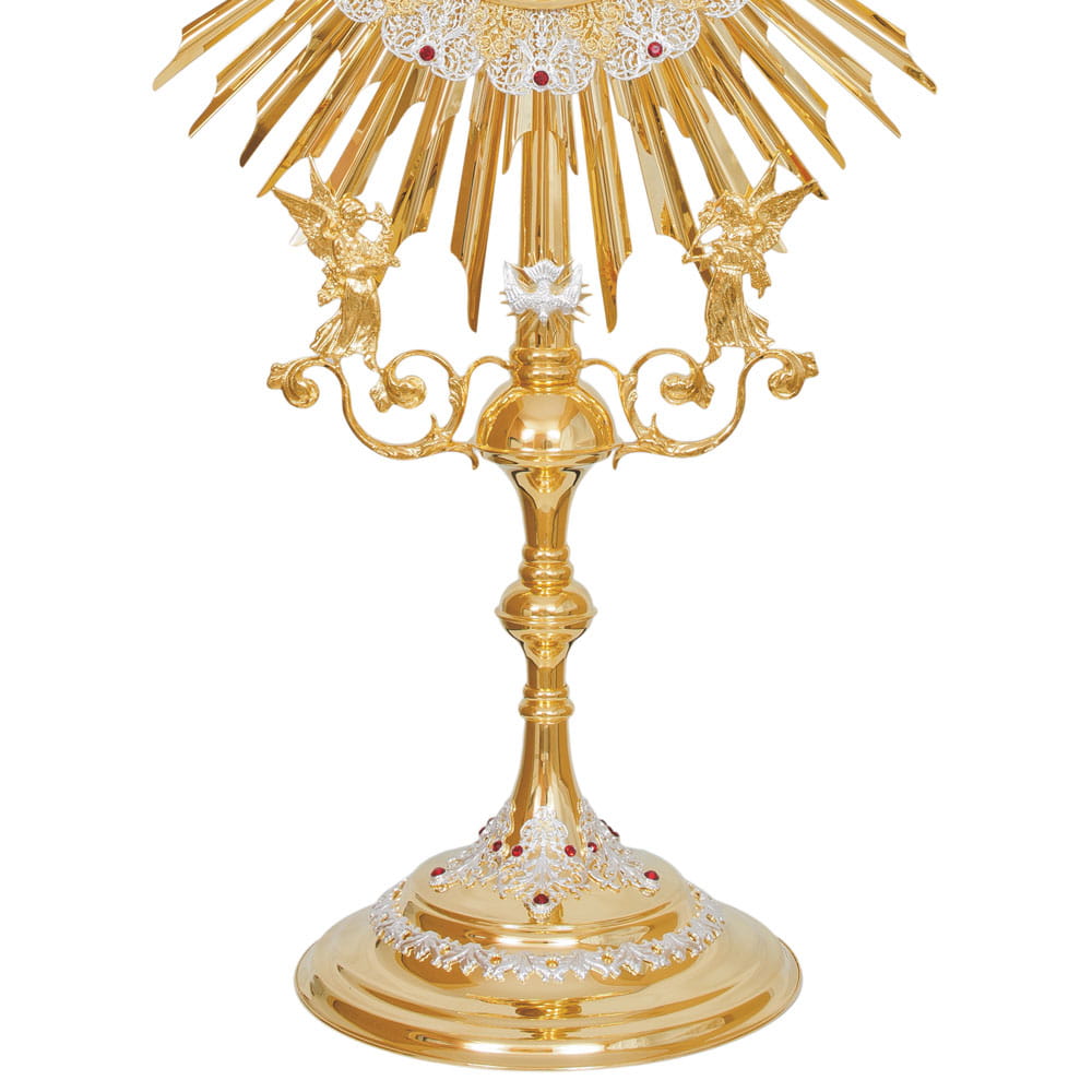 Monstrancja na dużą hostię 96 cm Genesis - Dewocjonalia Kielce